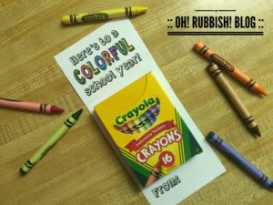 :: Here’s to a COLORFUL School Year :: Back to School Favors ...