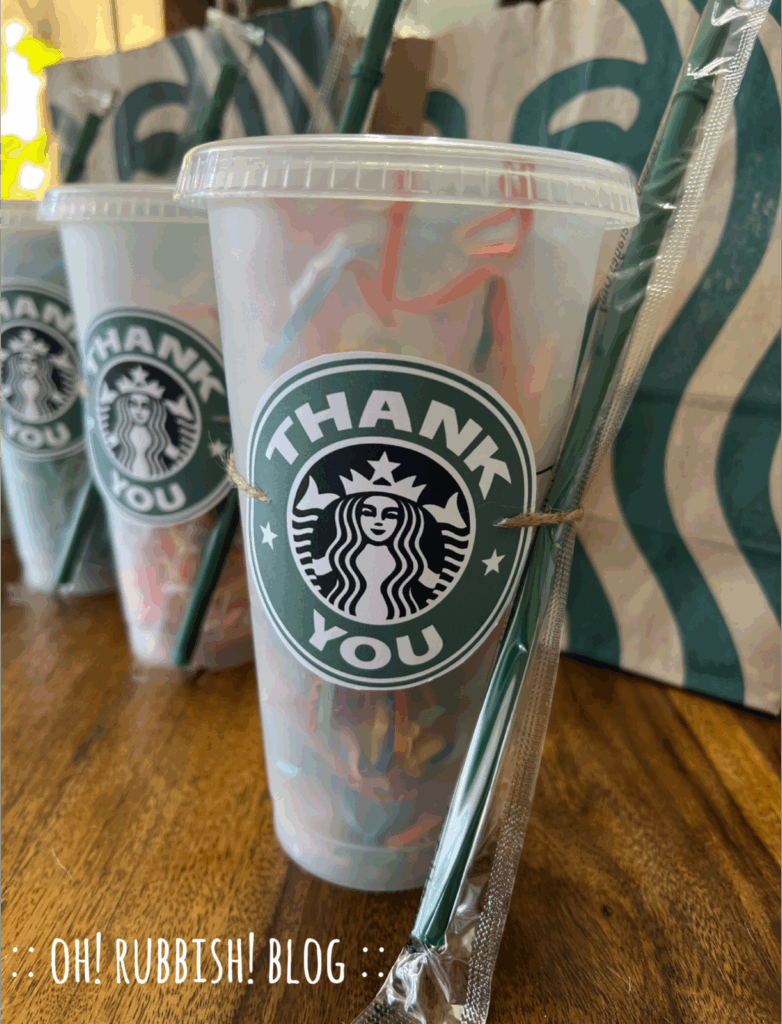 :: Starbucks Thank you Gift Card Printable :: Starbucks Party Theme ...