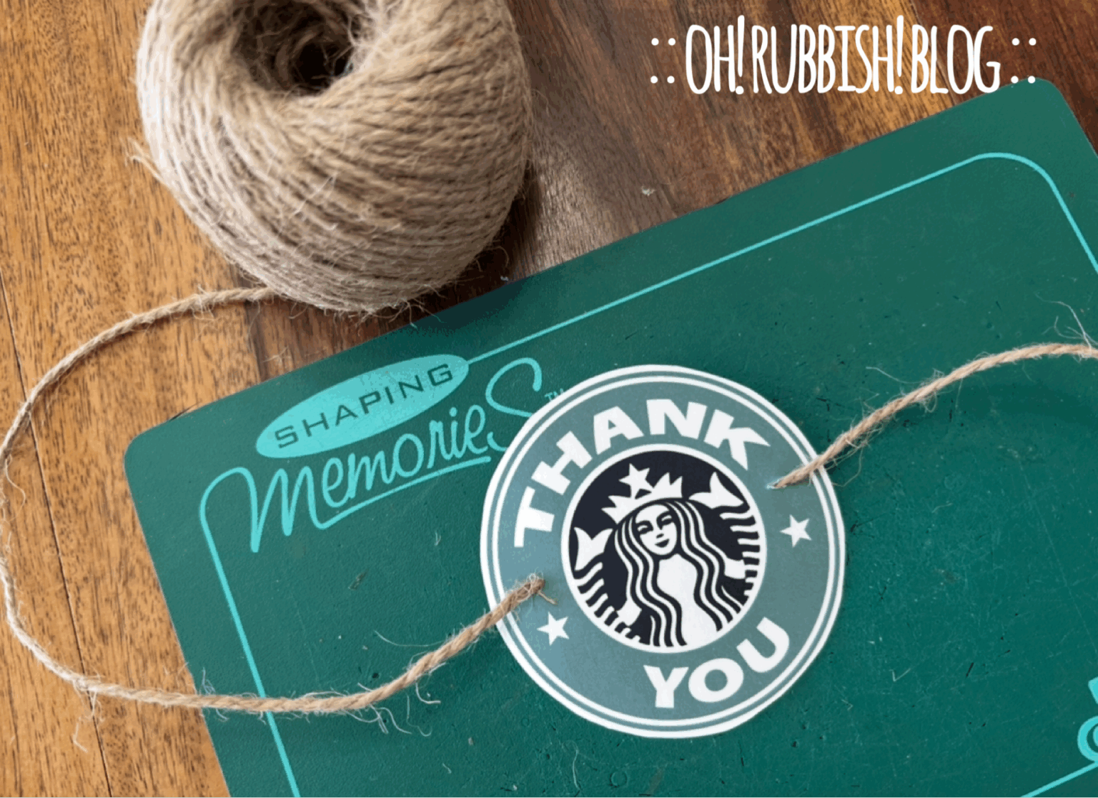 :: Starbucks Thank you Gift Card Printable :: Starbucks Party Theme ...