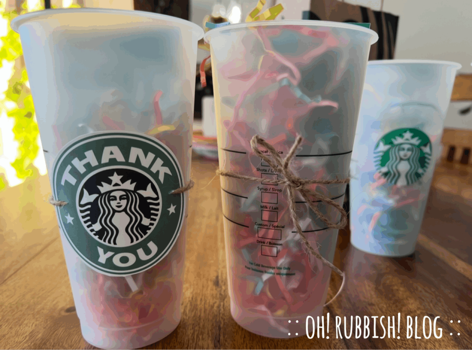 :: Starbucks Thank you Gift Card Printable :: Starbucks Party Theme ...
