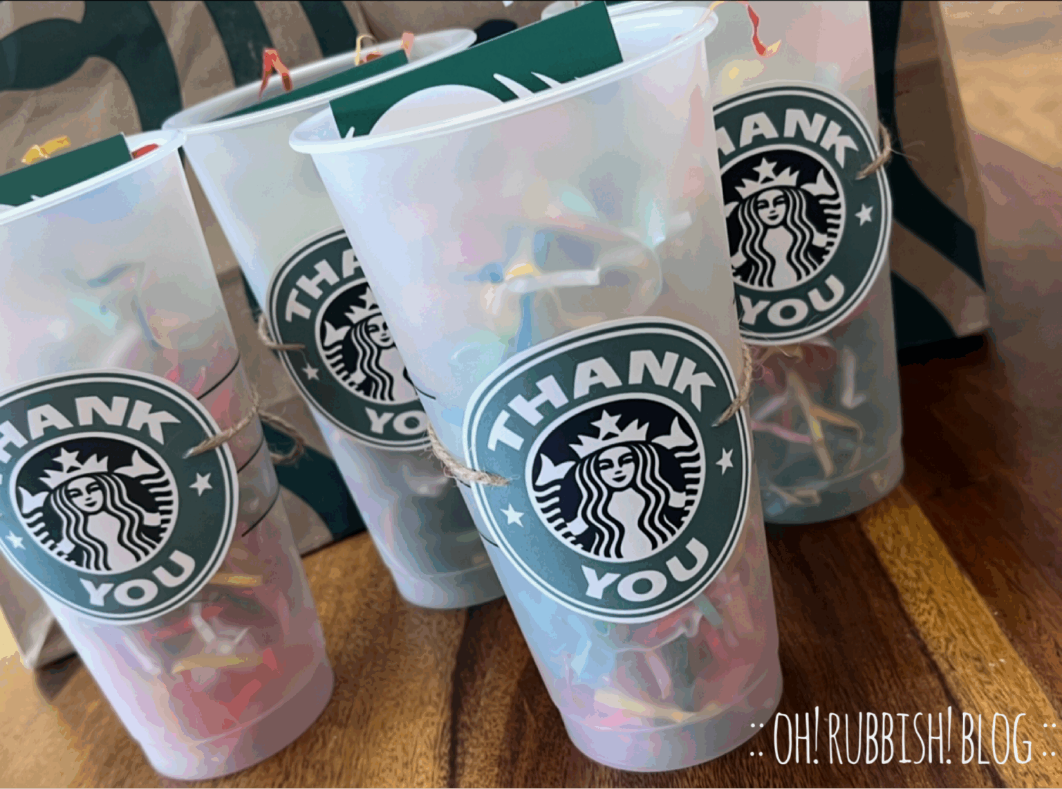:: Starbucks Thank you Gift Card Printable :: Starbucks Party Theme ...