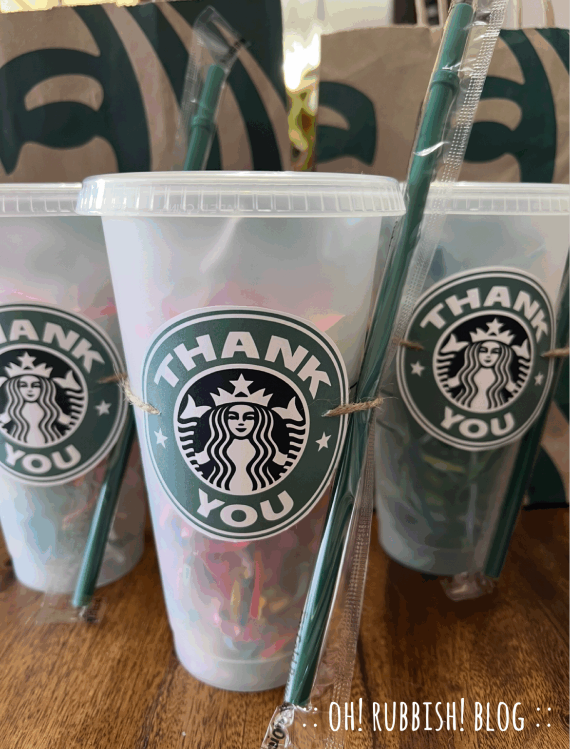 :: Starbucks Thank you Gift Card Printable :: Starbucks Party Theme ...