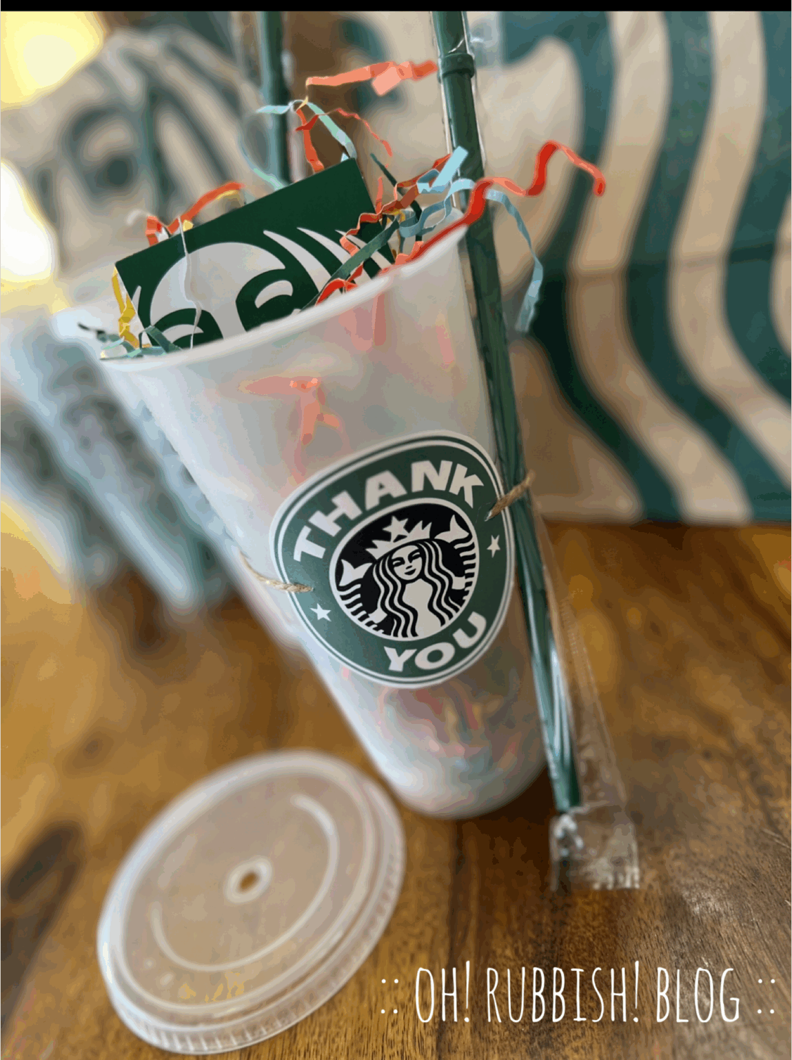 :: Starbucks Thank you Gift Card Printable :: Starbucks Party Theme ...